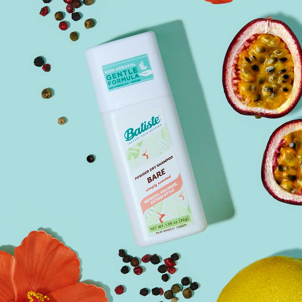 Batiste Powder Dry Shampoo – Non-Aerosol Shaker - Fresh Hair On the Go ...